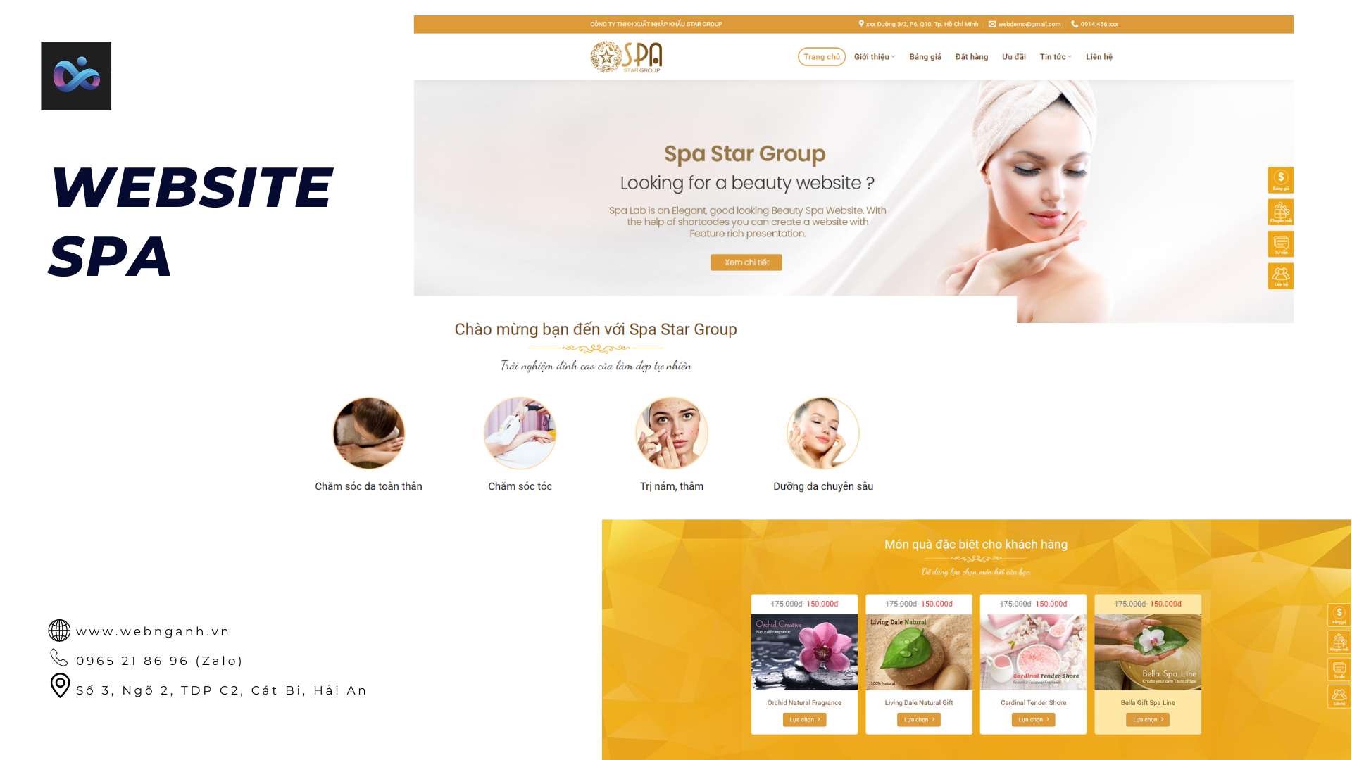 Spa Website Template