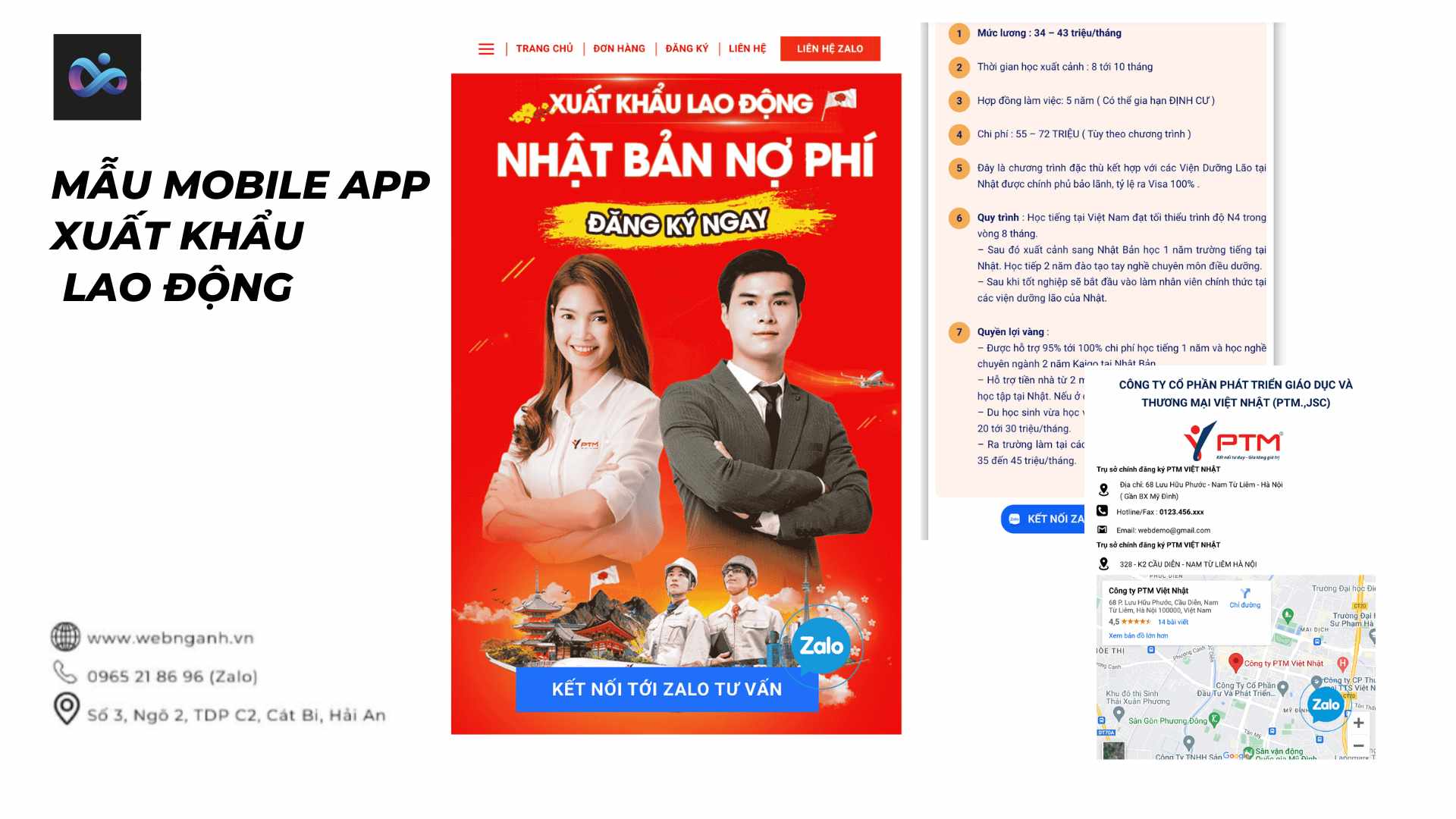 Labor Export Mobile App Template